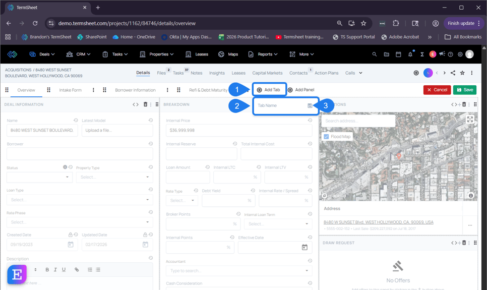 Add Tabs to Deal Layout Templates